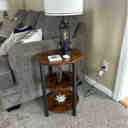17 Stories Jakwan Oval End Table with 3-Tier Storage Shelves & Reviews ...
