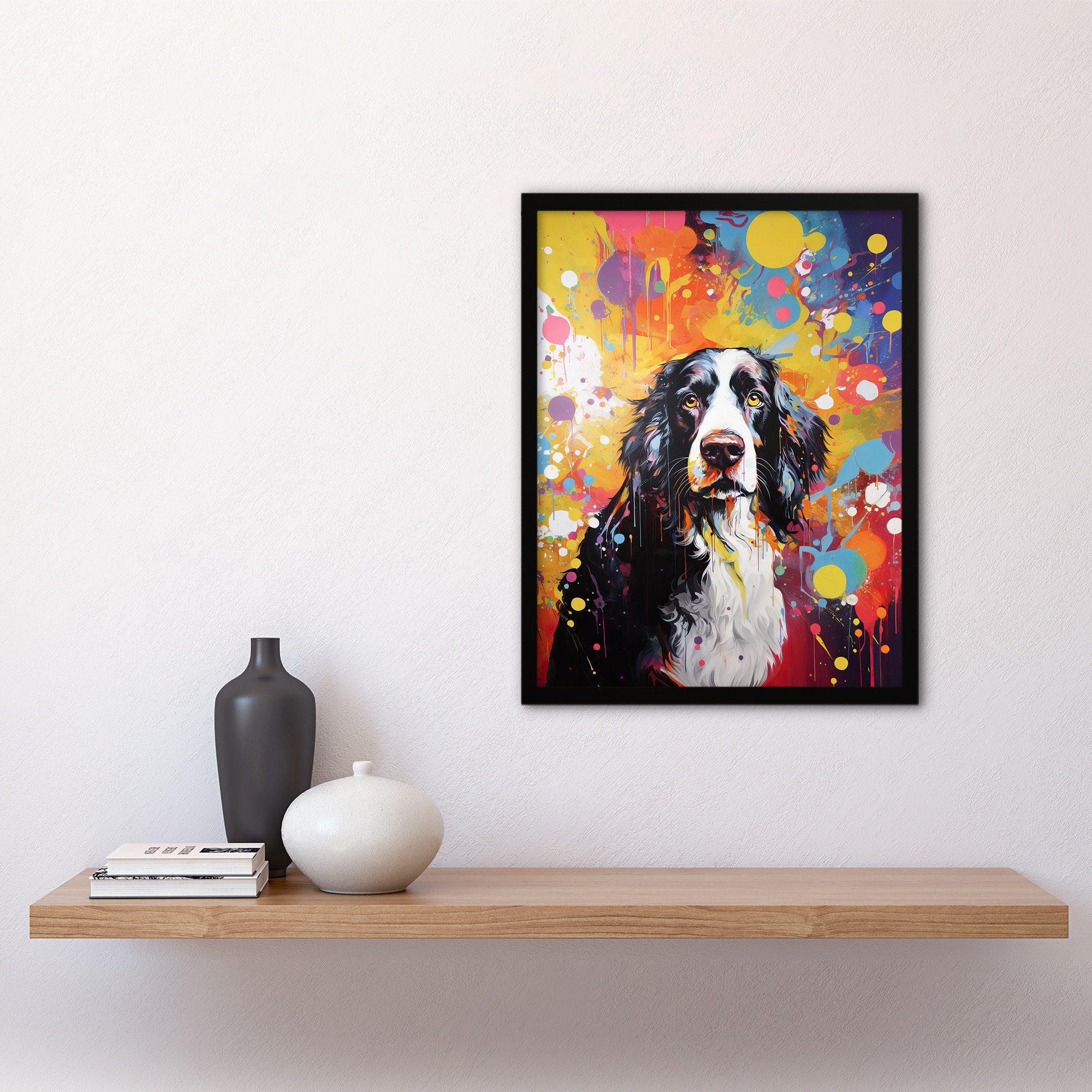 Marlow Home Co. English Springer Spaniel Dog - Single Picture Frame Art ...
