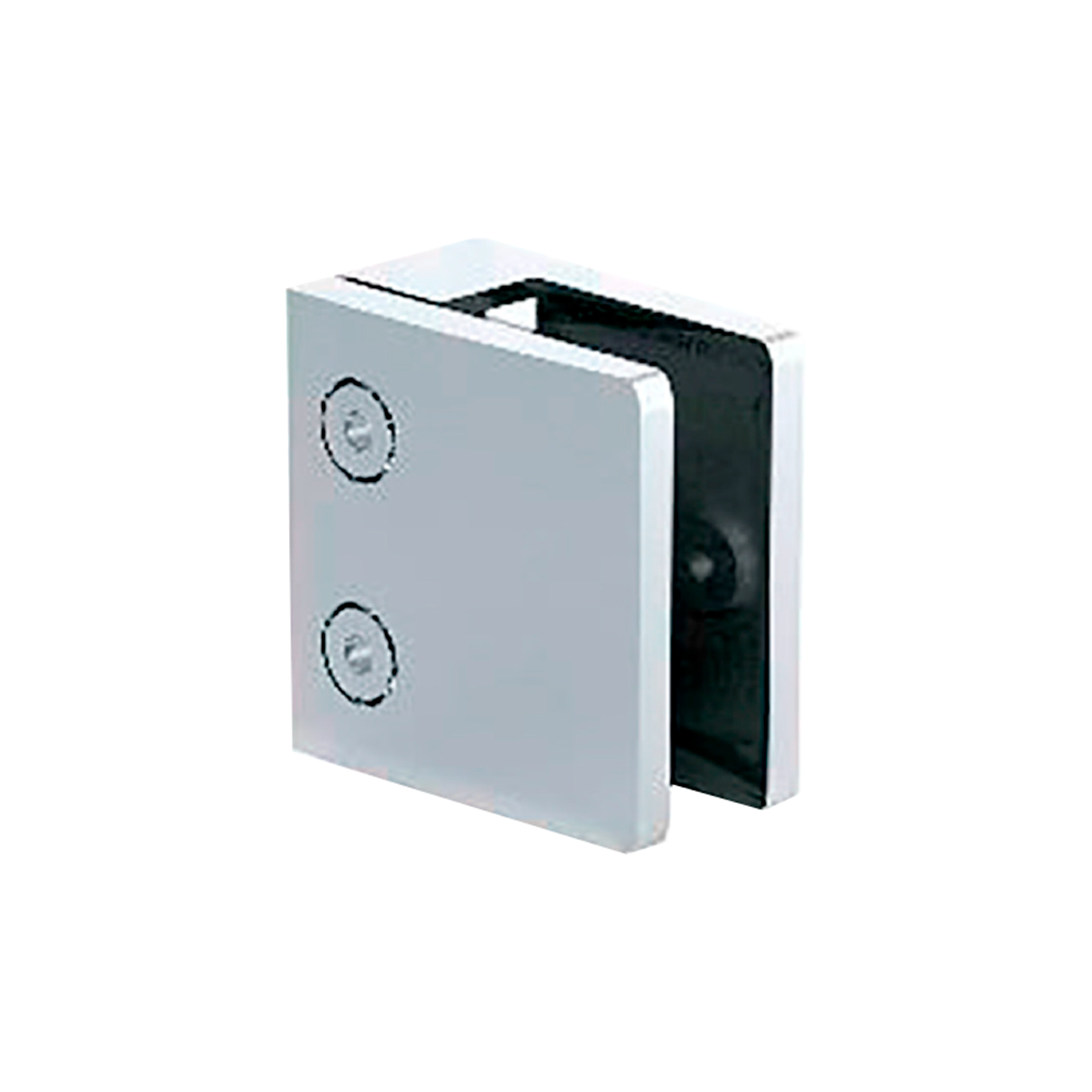 M&F Home solution Square Flat Base Heavy Duty Clamp for 1/2 inc. Glass ...