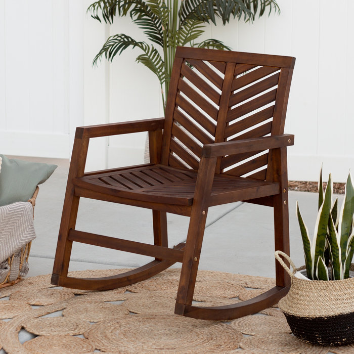 Lark Manor Harbison Outdoor Rocker Chair & Reviews | Wayfair
