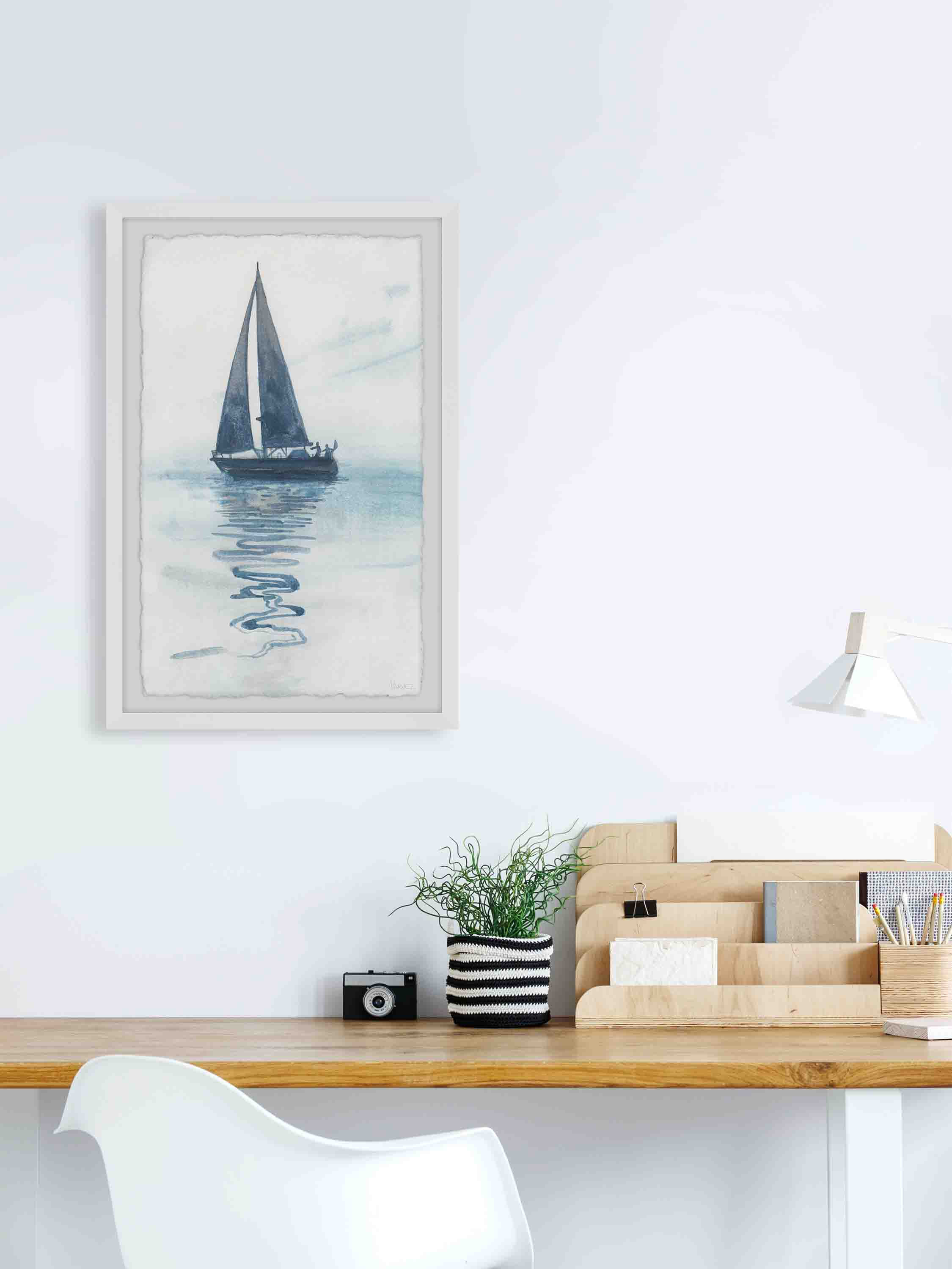 Longshore Tides 'Sailing Shadow' Framed Print - Wayfair Canada