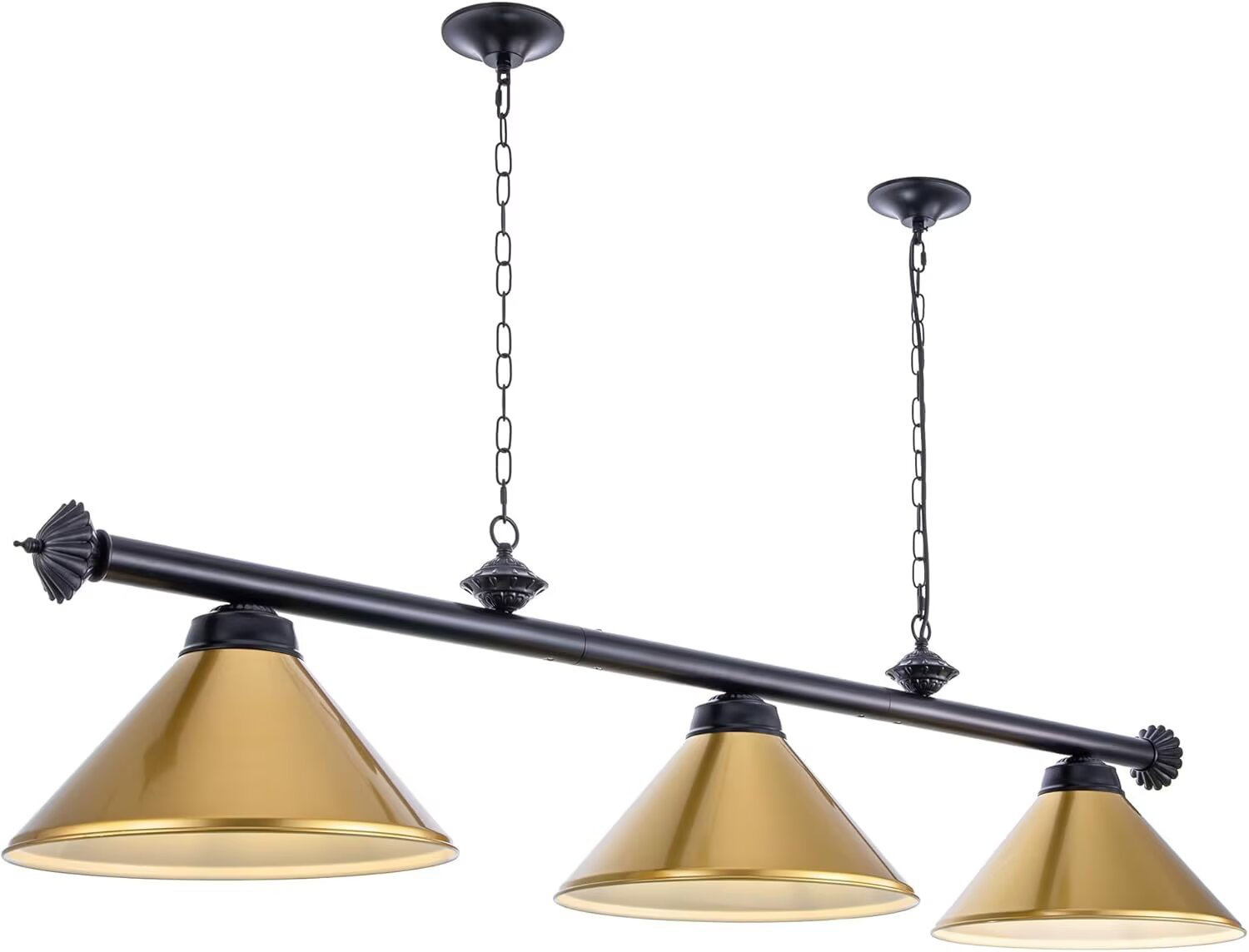 Winston Porter Eckelman 3 - Light Pool Table Cone Pendant & Reviews ...