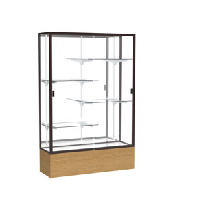 Ghent Reliant Series 72'' H x 48'' W Wood Trophy Display Case - Wayfair ...