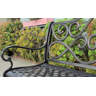 Astoria Grand Kain Classic Scroll Cast Aluminum Park Bench | Wayfair