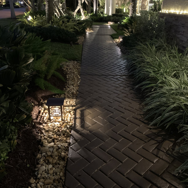 TedStuff Low Voltage Integrated LED Metal Pathway Light | Wayfair