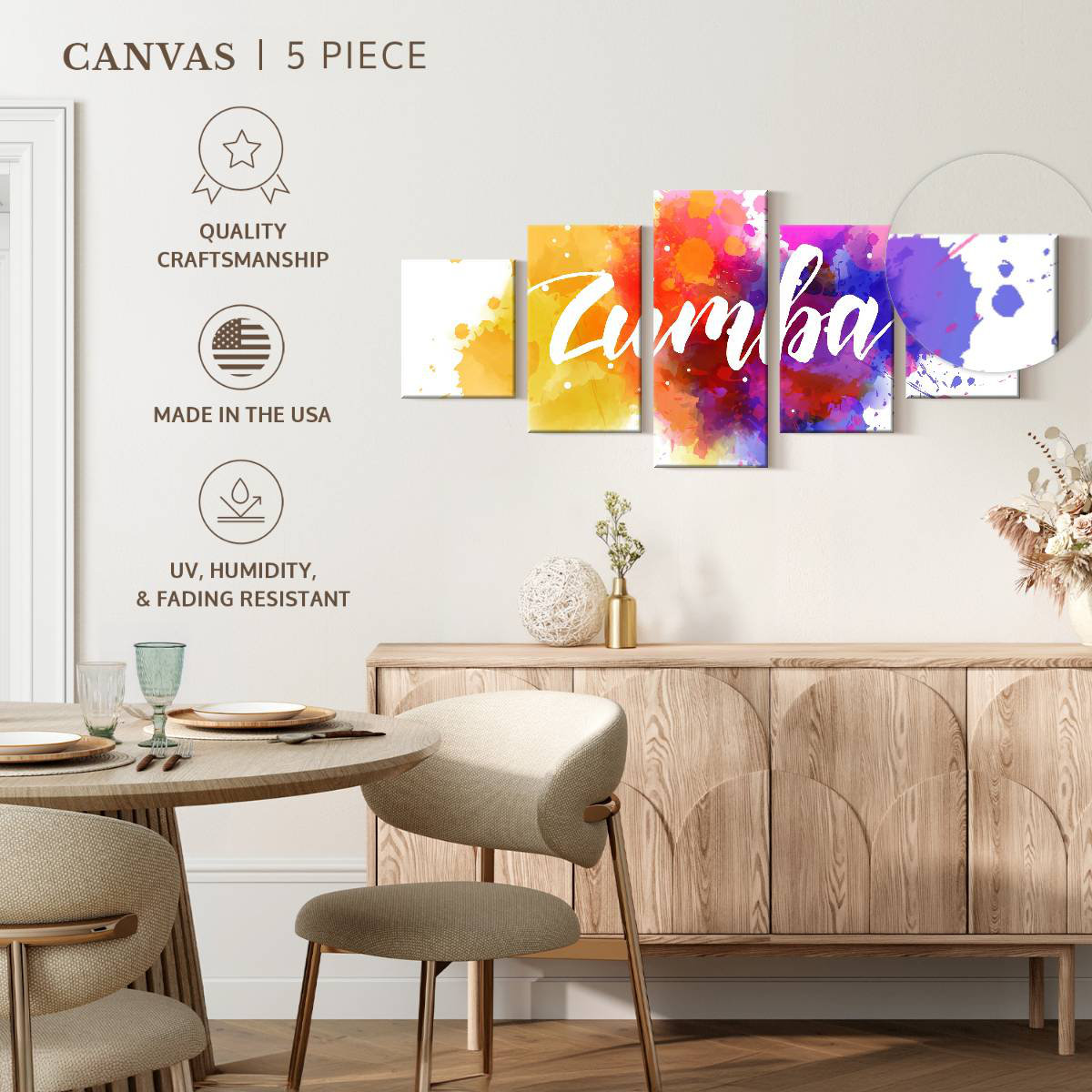 Brayden Studio® Zumba Color Splash | Wayfair
