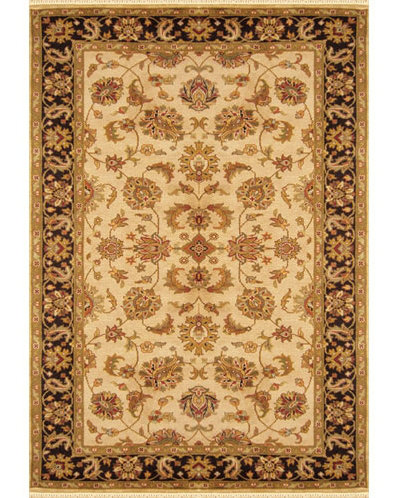 American Home Rug Co. Signature Legacy M086 Antique Ivory / Black Agra ...