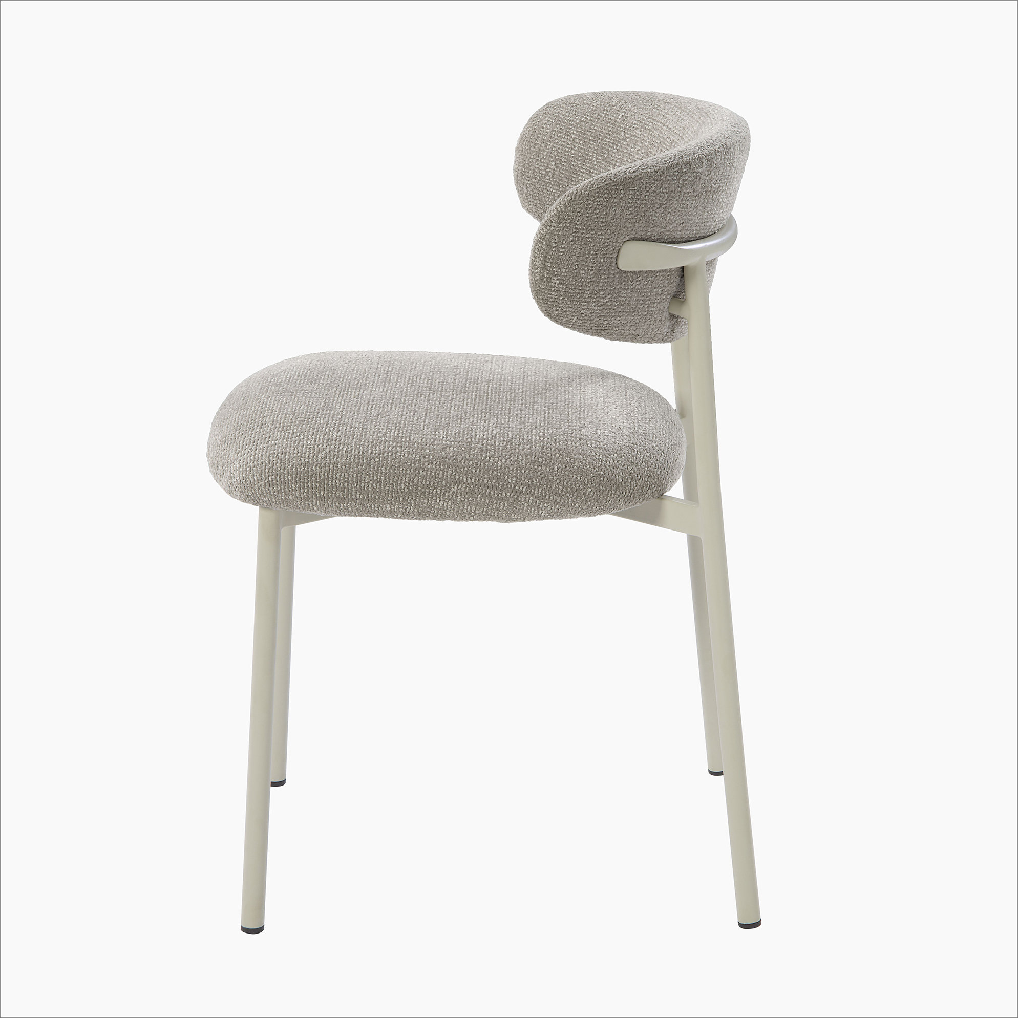 One Allium Way® Ingram Gray Finish Side Chair (Set of 2) | Wayfair