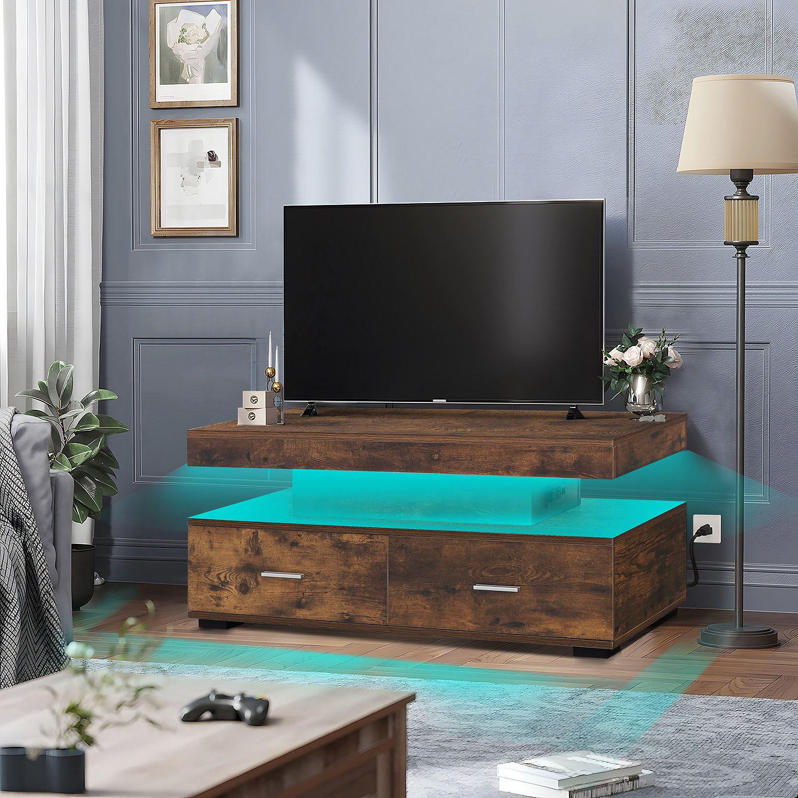 Led Living Room Coffee Table