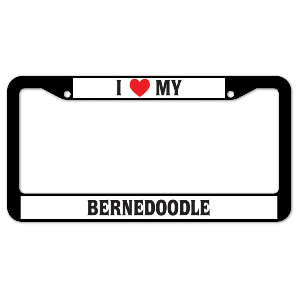 SignMission I Love My Bernedoodle Plate Frame | Wayfair