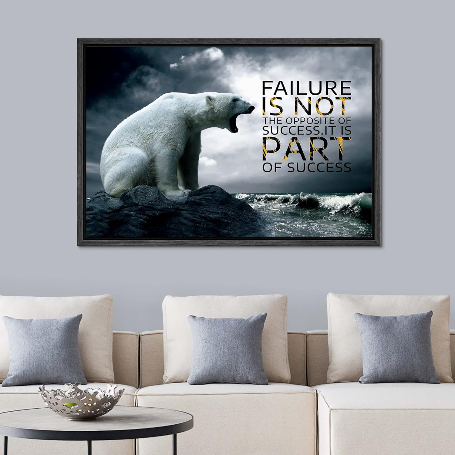 IDEA4WALL Animals Inspiring And Motivational Success Quote Graffiti ...