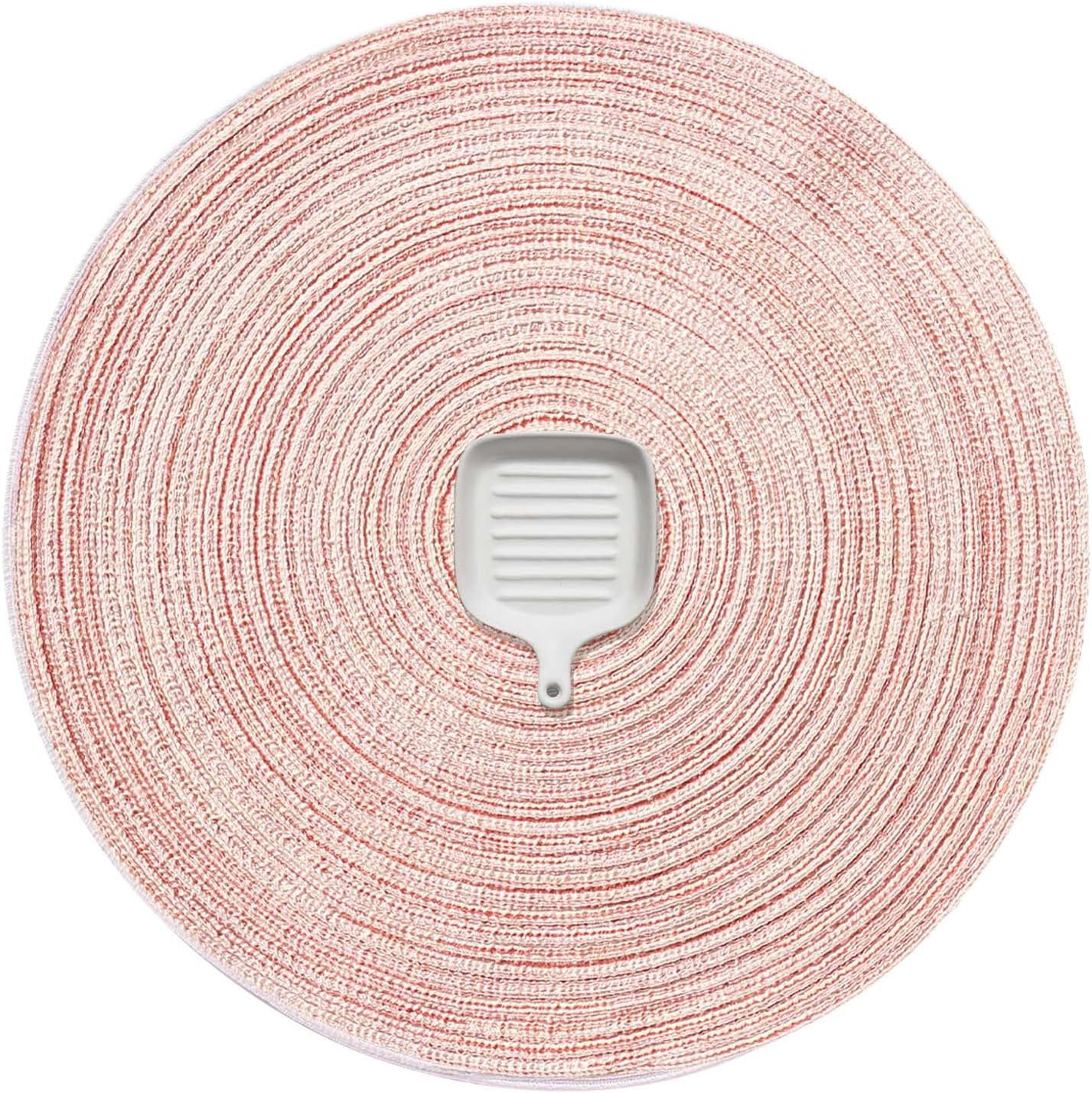 Shimano Round Braided Placemats 15 Inch Round Table Mats For Dining ...