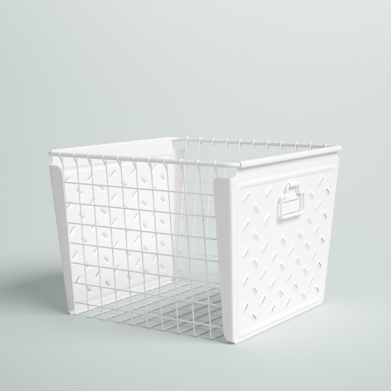 Steelside™ Vintage Metal/Wire Basket & Reviews | Wayfair