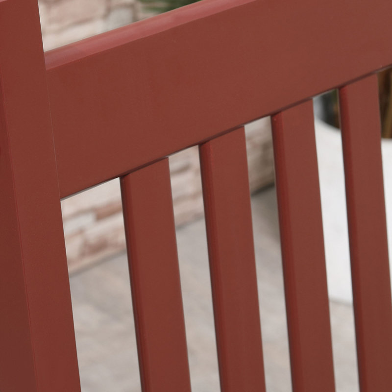 Red Barrel Studio® Drayvon Solid Wood Rocking Chair | Wayfair