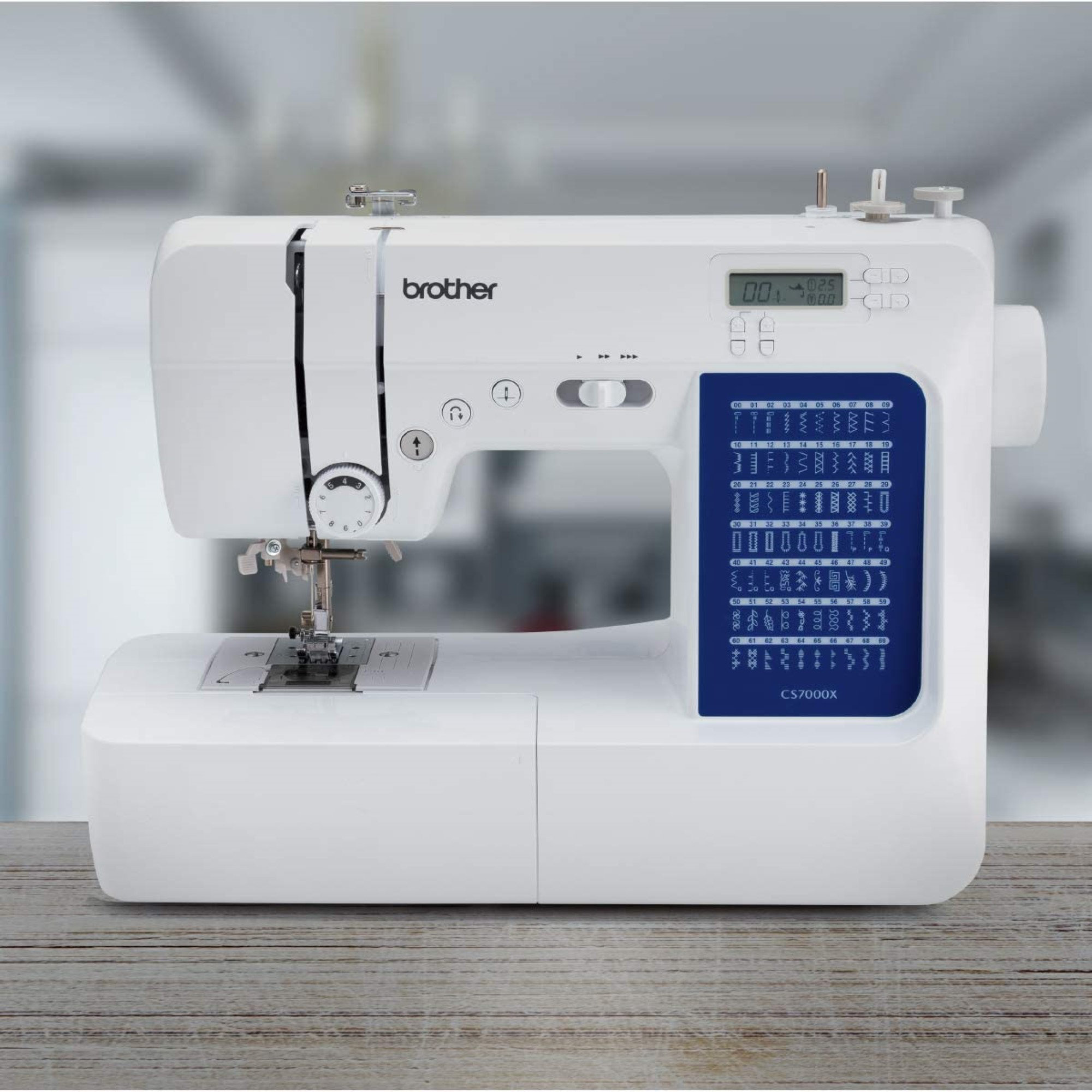 Brother Sewing 70-Stitch Computerized Sewing Machine with Wide Table ...