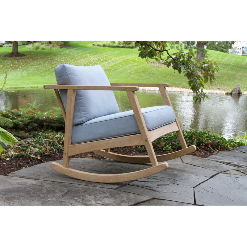 Birch Lane™ Innocenzio Outdoor Rocker Chair | Wayfair
