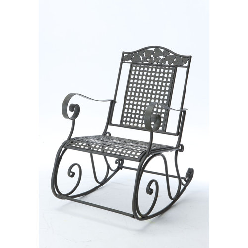 Darby Home Co Pemberville Metal Outdoor Rocker Chair & Reviews | Wayfair