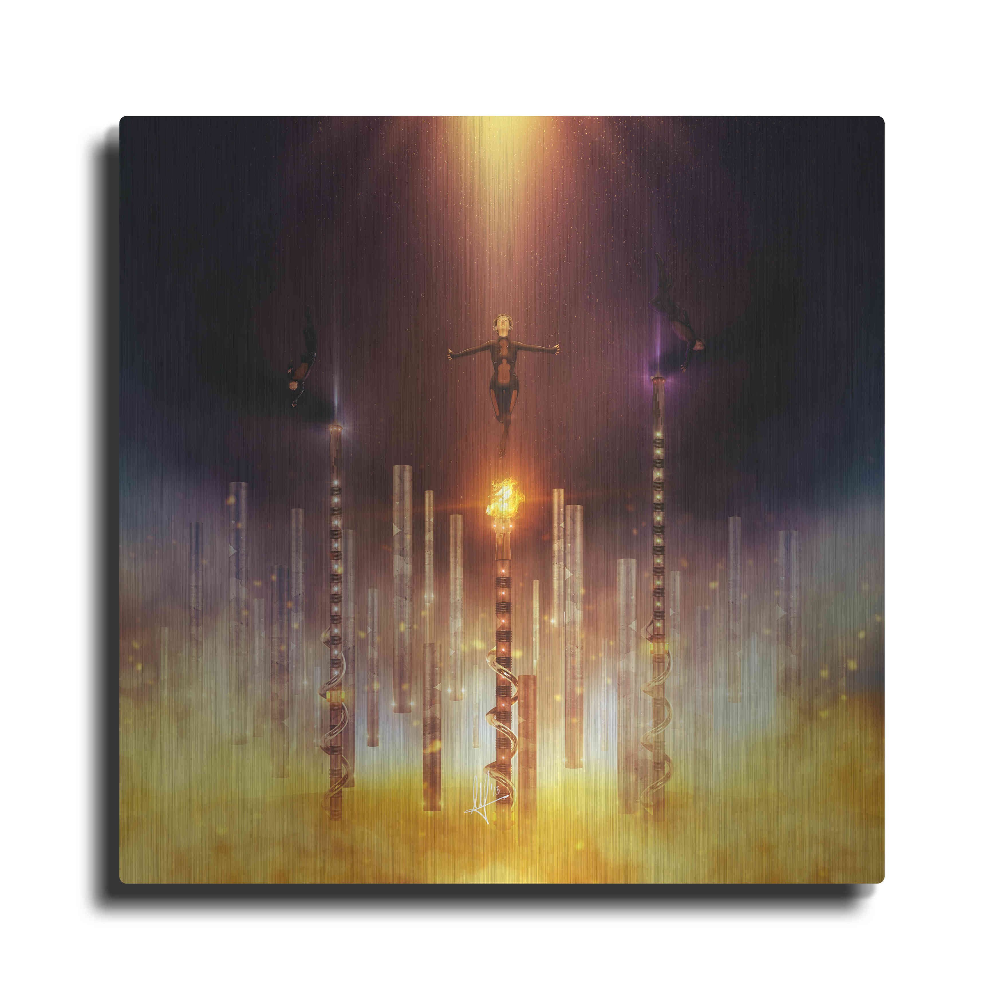 Trinx Luxe Metal Art 'Prometheus' By Mario Sanchez Nevad Prometheus by ...