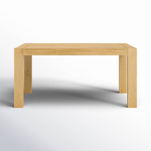 AllModern Block 84" Solid Wood Dining Table & Reviews | Wayfair