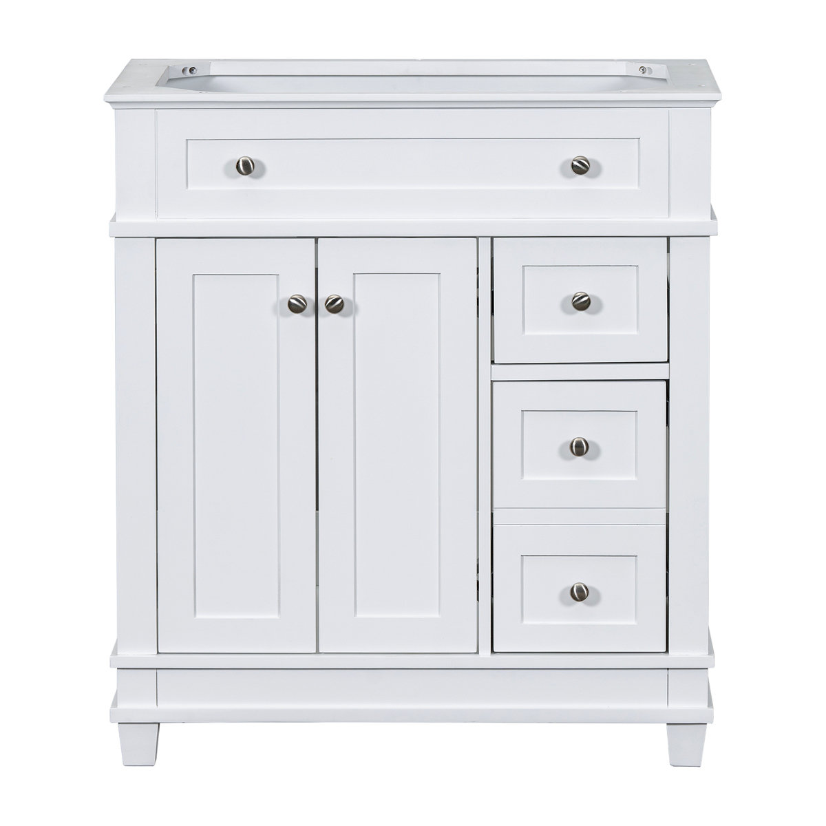 Winston Porter Bathroom Vanity Cabinet Without Sink Free Standing ...
