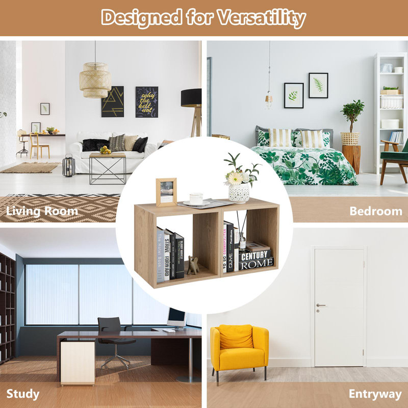 Winston Porter Kalayla 15" H x 15 " W Cube Bookcase | Wayfair