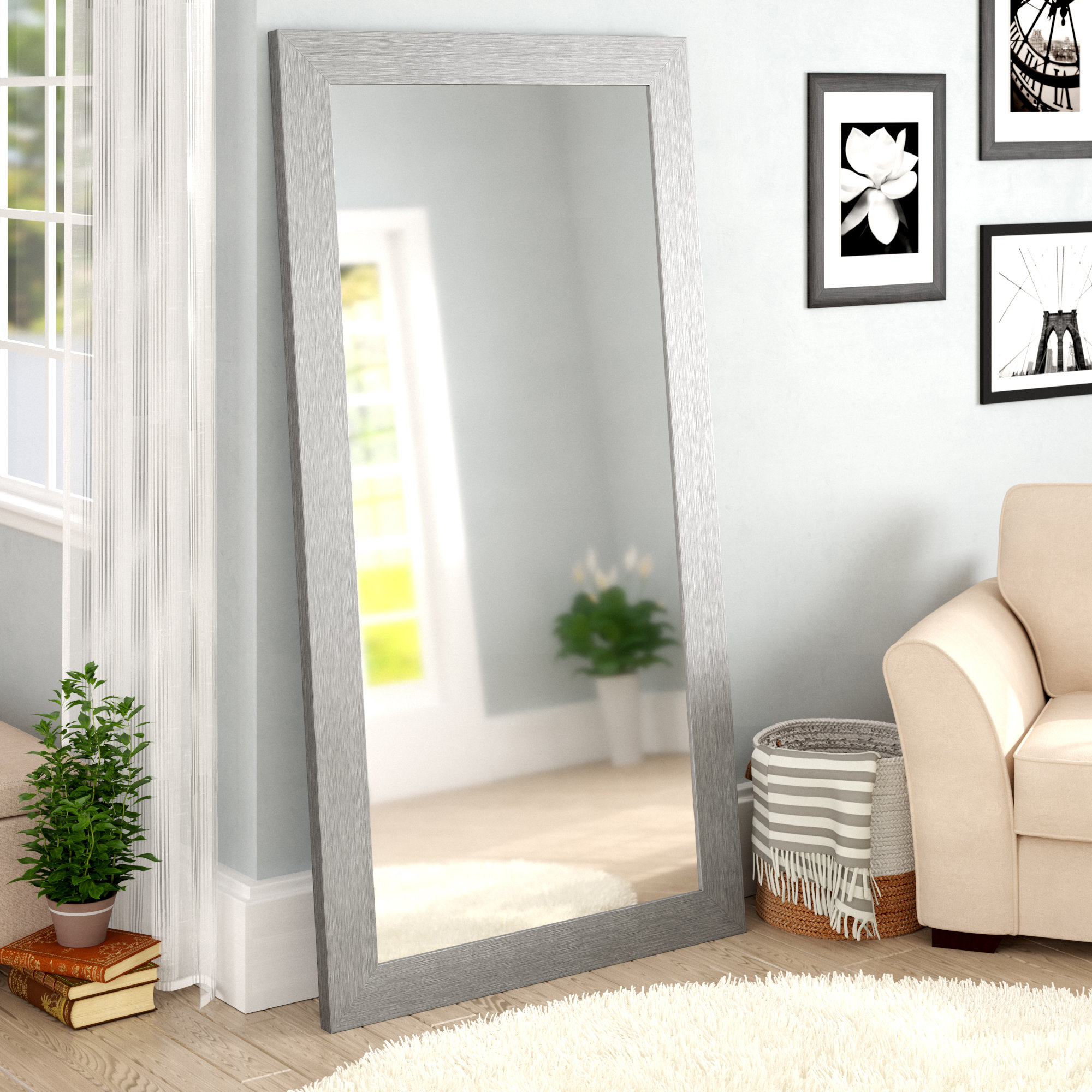 Lark Manor™ Arbelle Contemporary Floor Mirror "& Reviews" | Wayfair