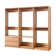 Benjara Dee Modular Closet System, 4 Clothing Racks, 2 Drawers, Wood ...