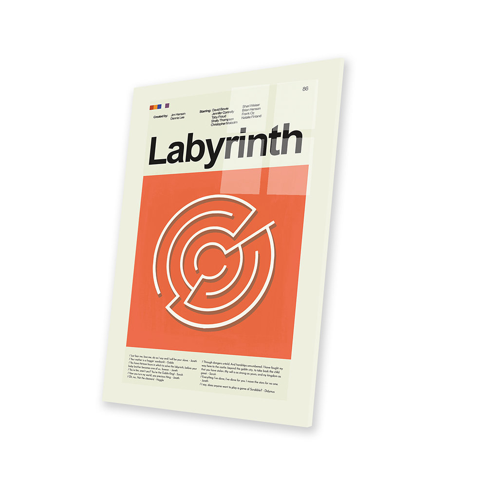 Trinx Labyrinth On Plastic / Acrylic by Erin Hagerman Painting | Wayfair