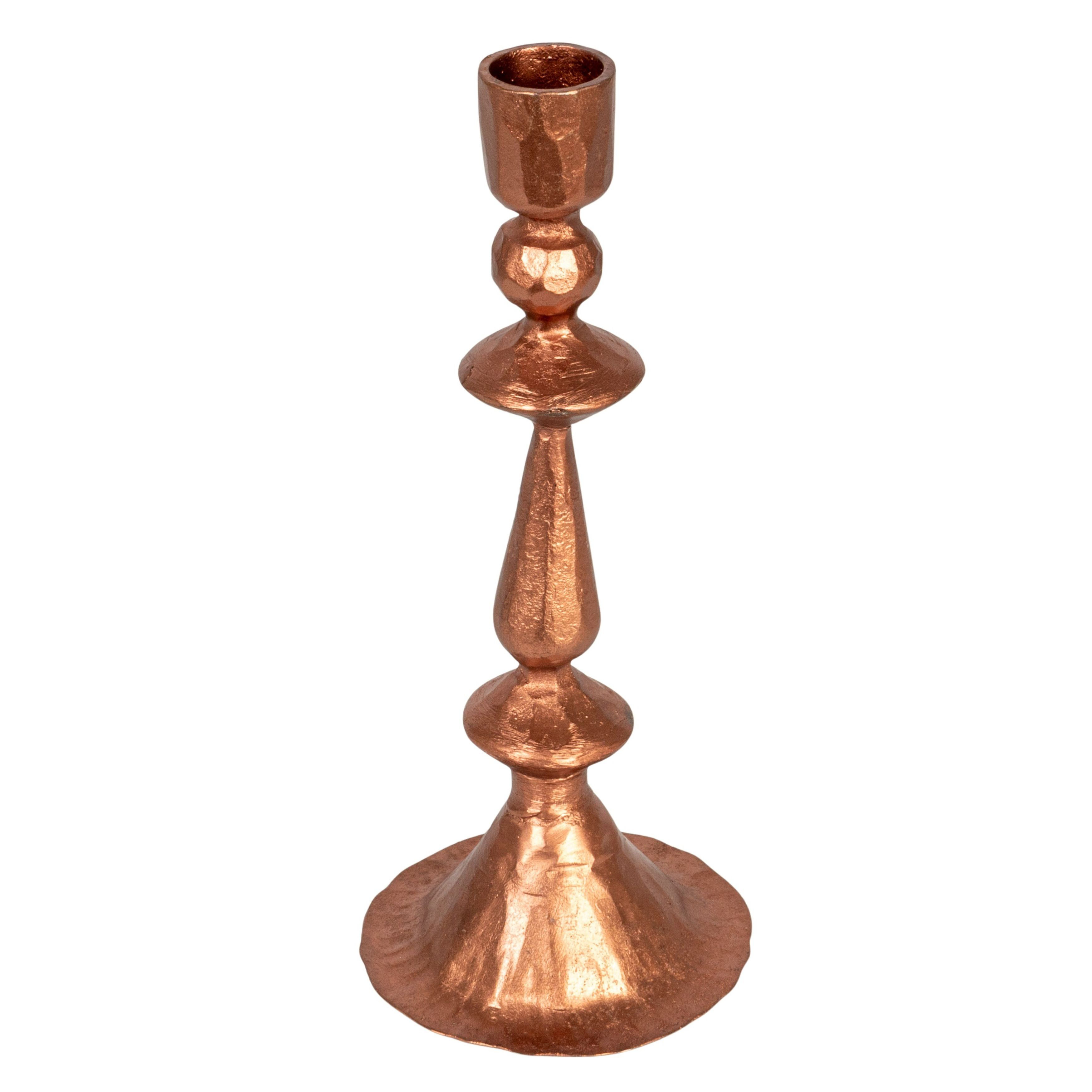 Ophelia & Co. Round Hand-Forged Cast Metal Taper Holder | Wayfair