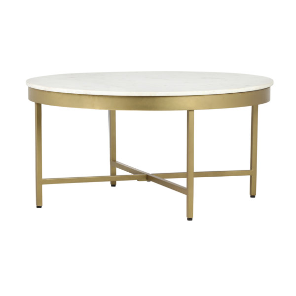 Gold Round Coffee Tables You'll Love | Wayfair