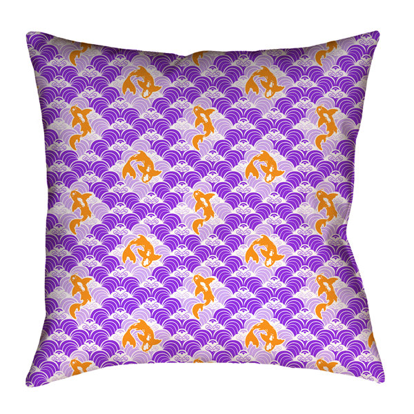 ArtVerse Katelyn Elizabeth Animal Print Reversible Throw Pillow ...