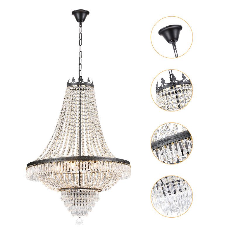House of Hampton® Diori 9 - Light Unique / Statement* Empire LED ...