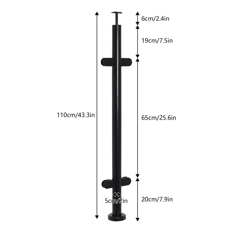 YXSUN 304 Stainless Steel Guardrail Post | Wayfair