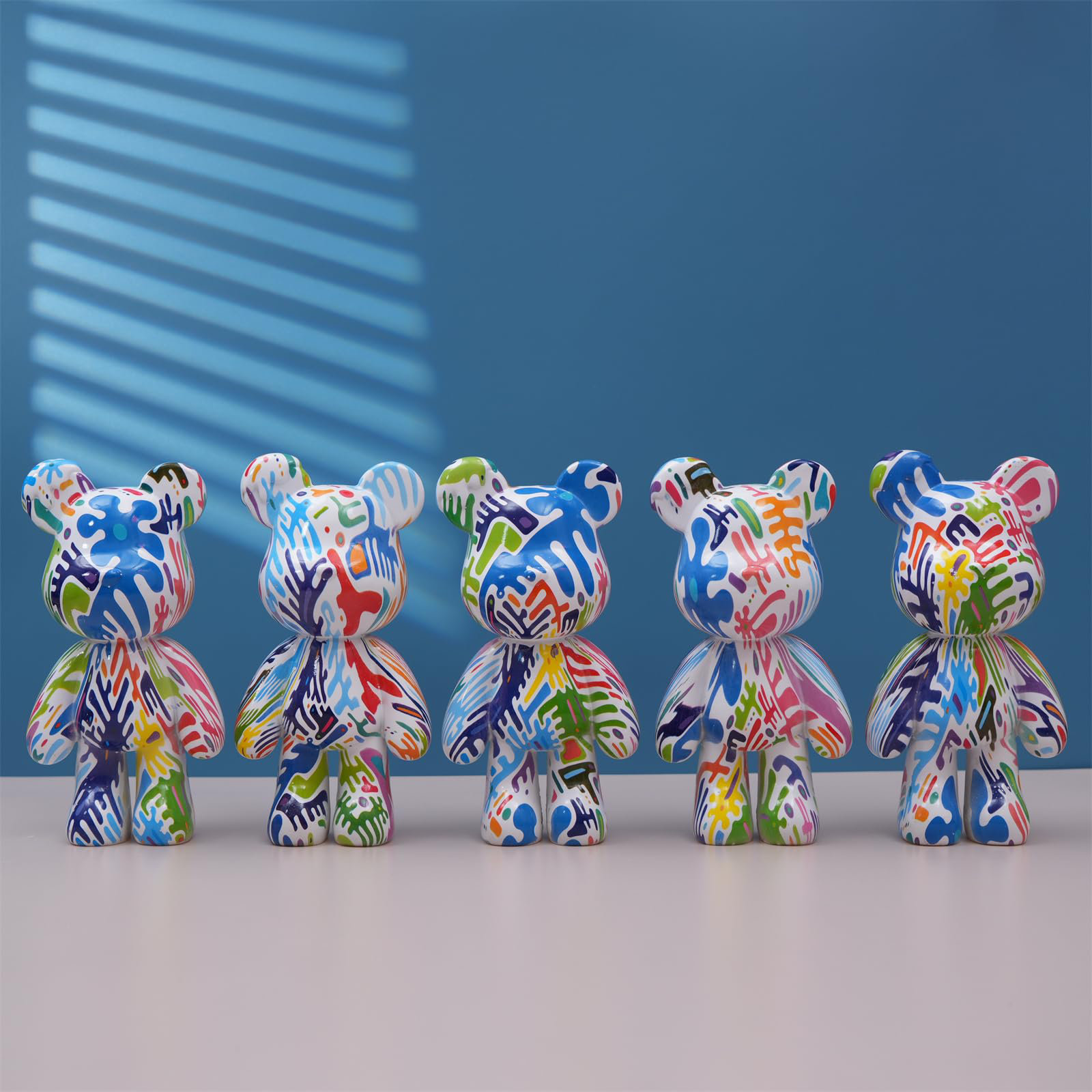 Trinx Resin Bear Statue Decor For Home, Animal Sculpture Ornament For ...