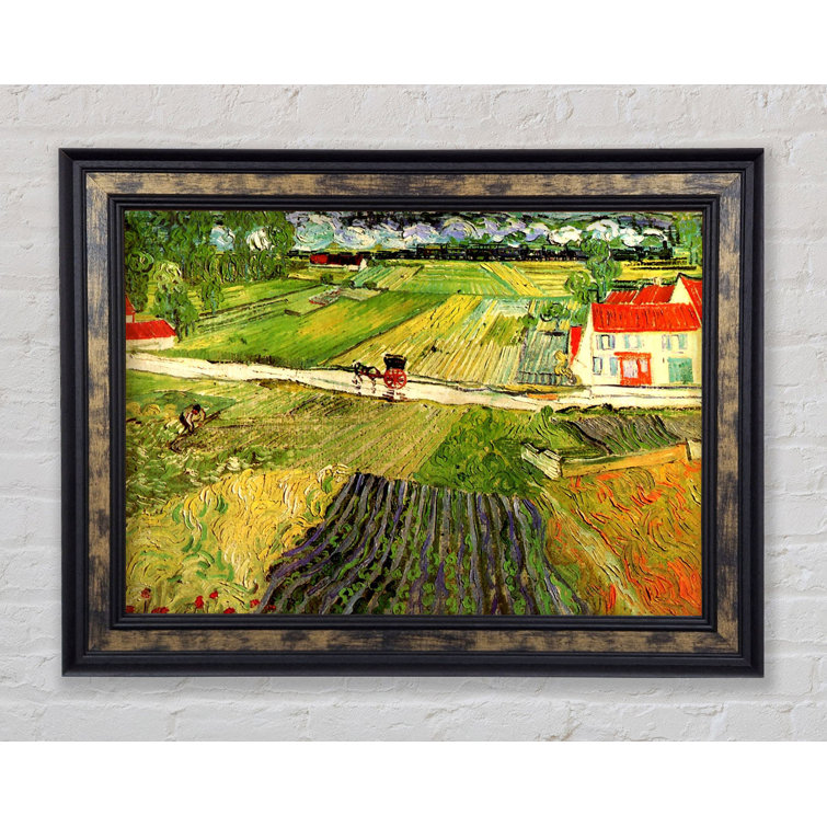 Bright Star Van Gogh Landscape With Carriage And Train In The ...