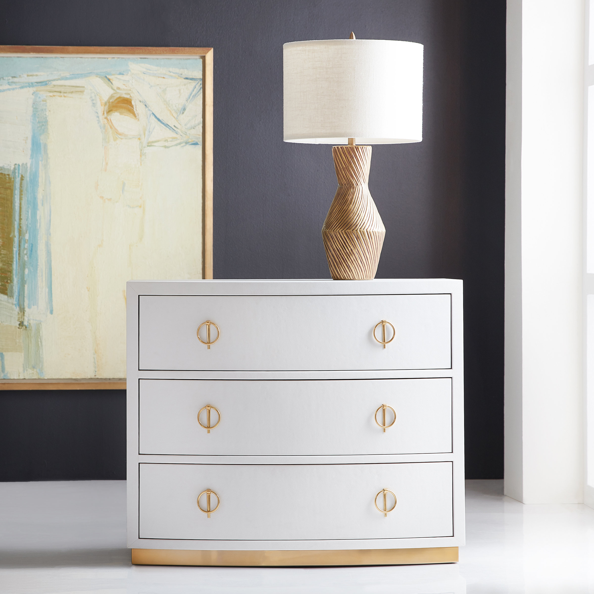 Modern History Home Modern History 3 - Drawer Accent Chest | Wayfair