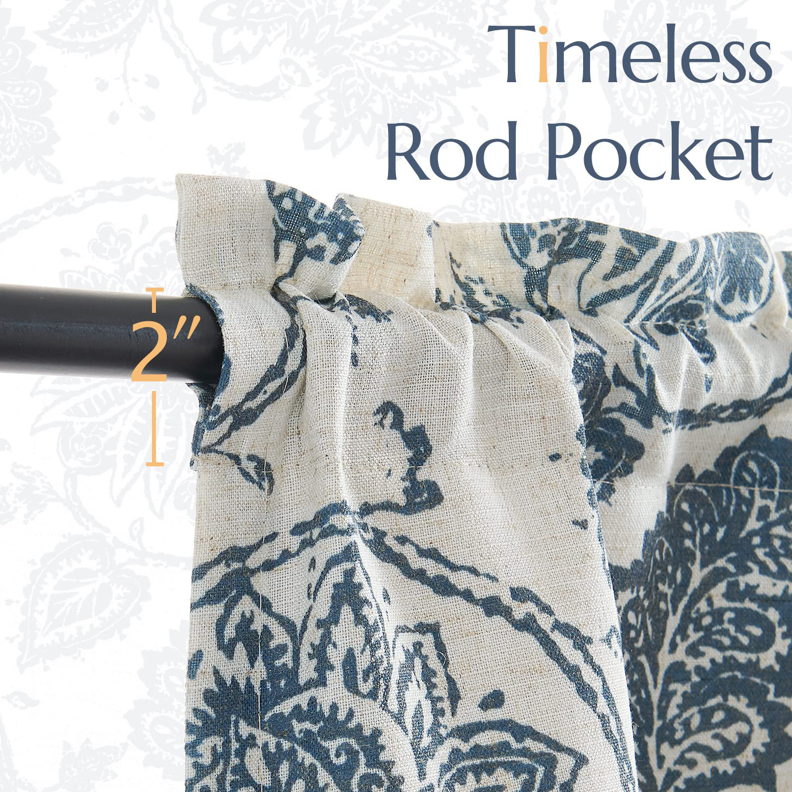 Remorb Double Layer Farmhouse Window Valance | Wayfair