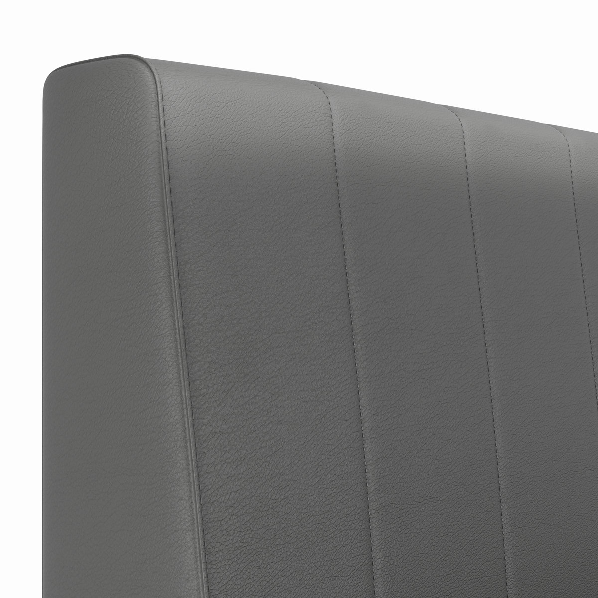 QA Group Curved Corner Booth - Stitched Channeling | Wayfair