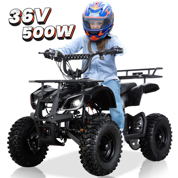 JOYRACER 36V Electric ATV Dirt Quad with 500W Brushless Powerful ...