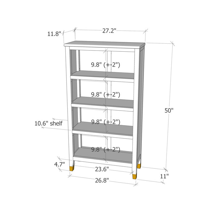 Red Barrel Studio® Bookcase & Reviews | Wayfair