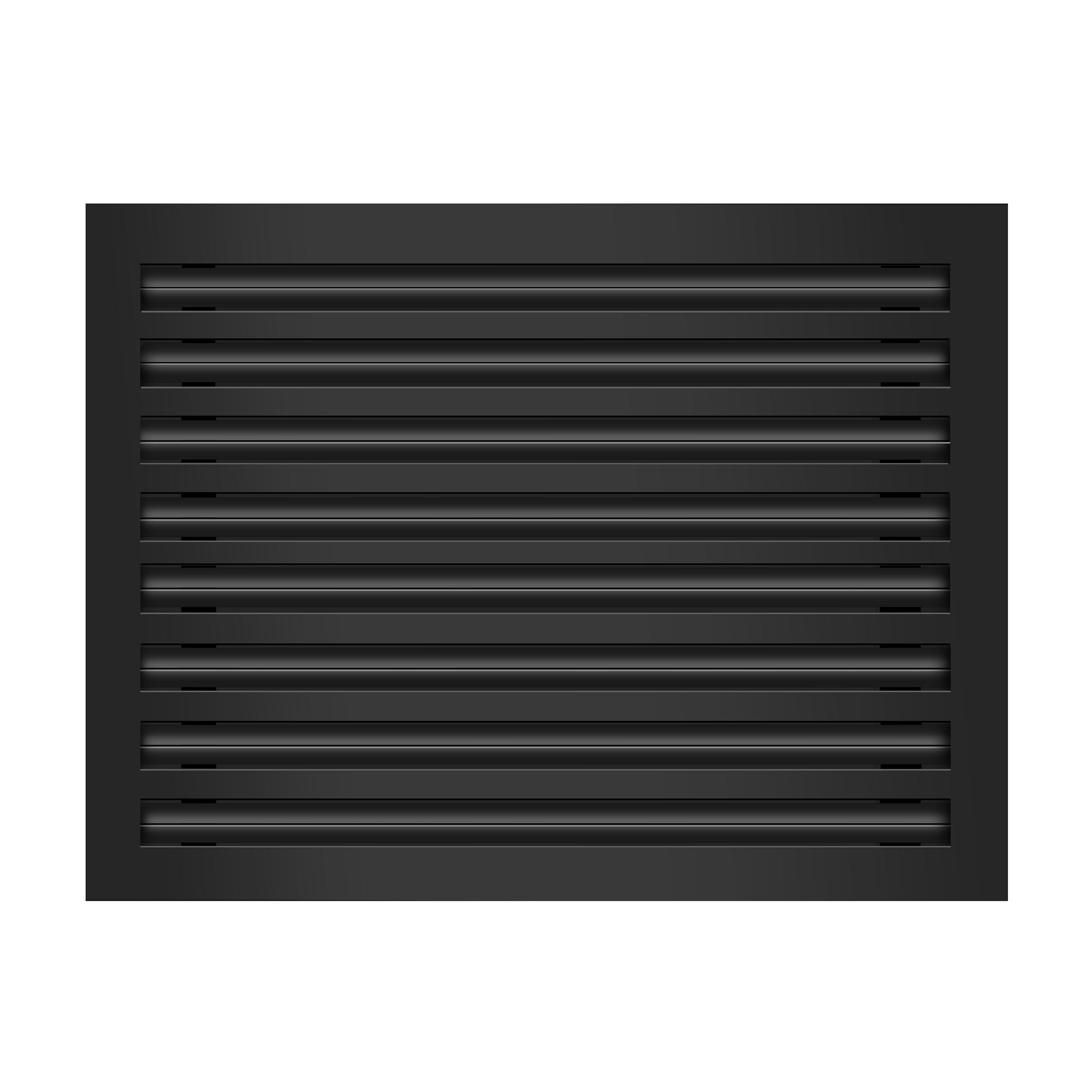 Texas Buildmart Buildmart - Couvercle de ventilation moderne noir 22 x ...