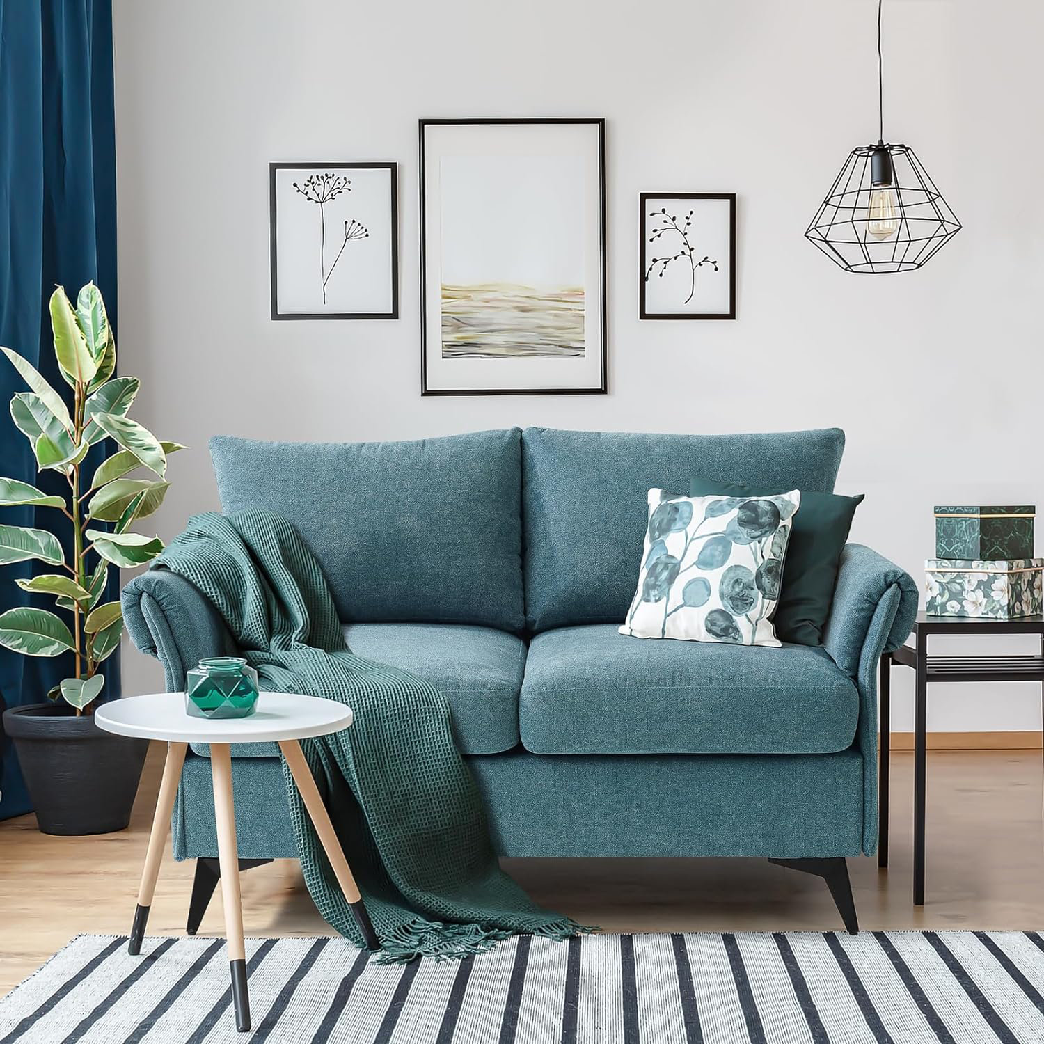 Charlton Home Diaan 50.4 Small Couch for Small Space | Wayfair