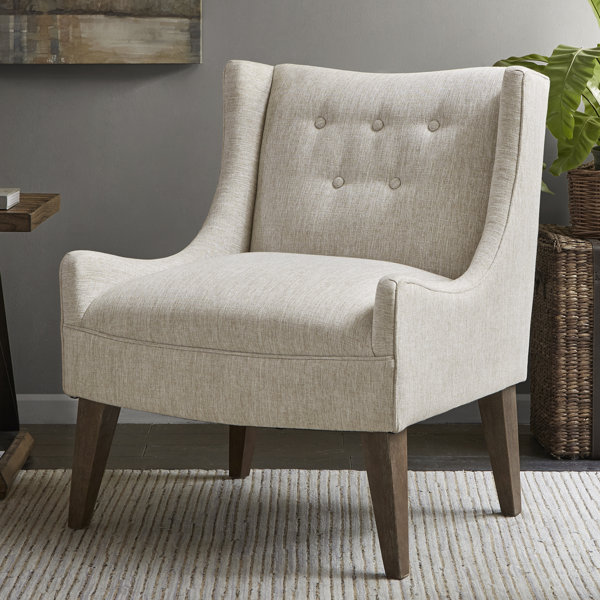 Wade Logan® Poff Wide Tufted Armchair & Reviews | Wayfair