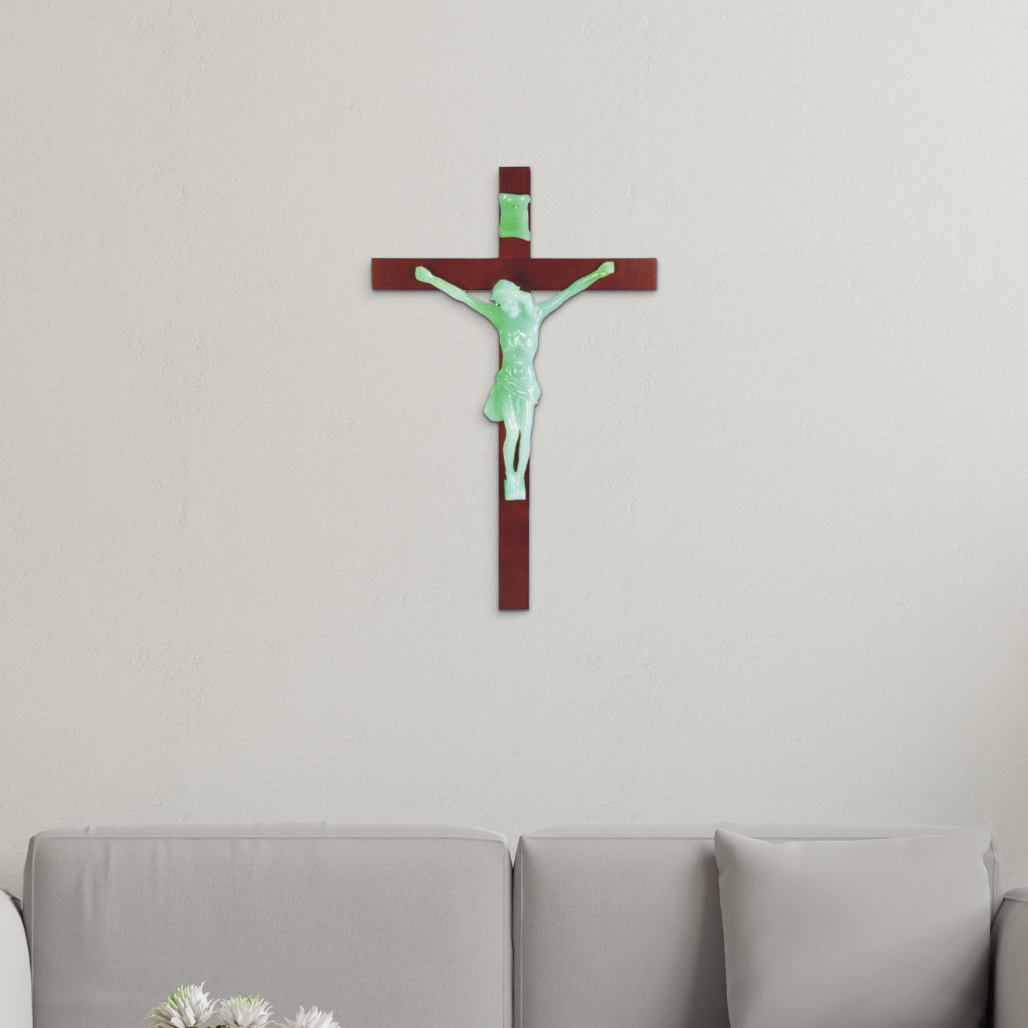 Trinx Jenille 22"H Jesus Nailed On The Cross Holy Figurine Unique Gifts ...