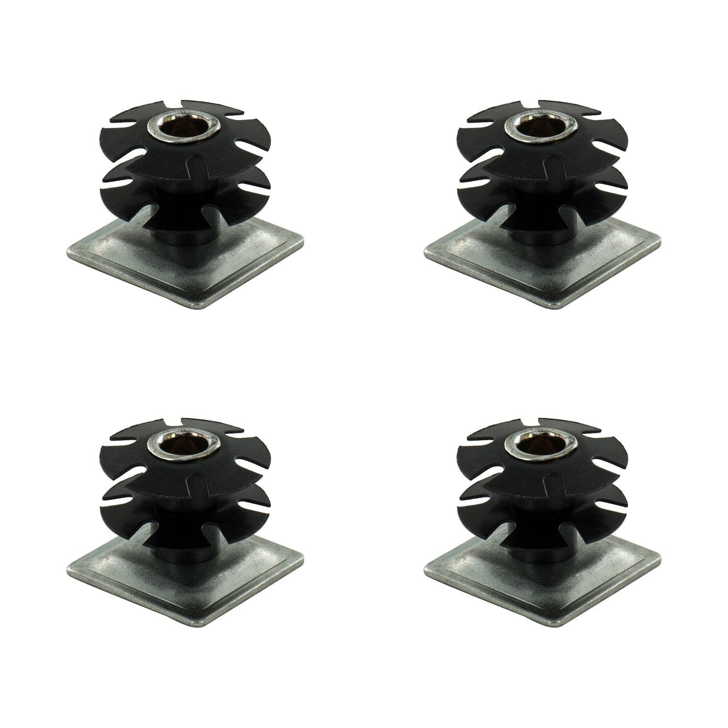 Outwater Industries Double Star Threaded Caster Insert | Heat Treated ...