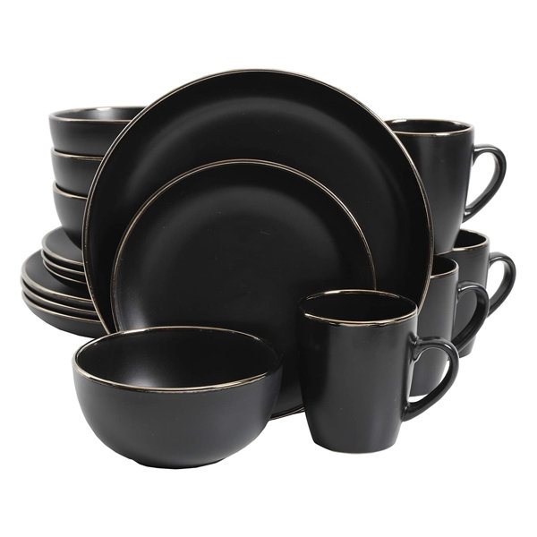 Black Dinnerware | Up to 65% Off Until 11/20 | Wayfair | Wayfair