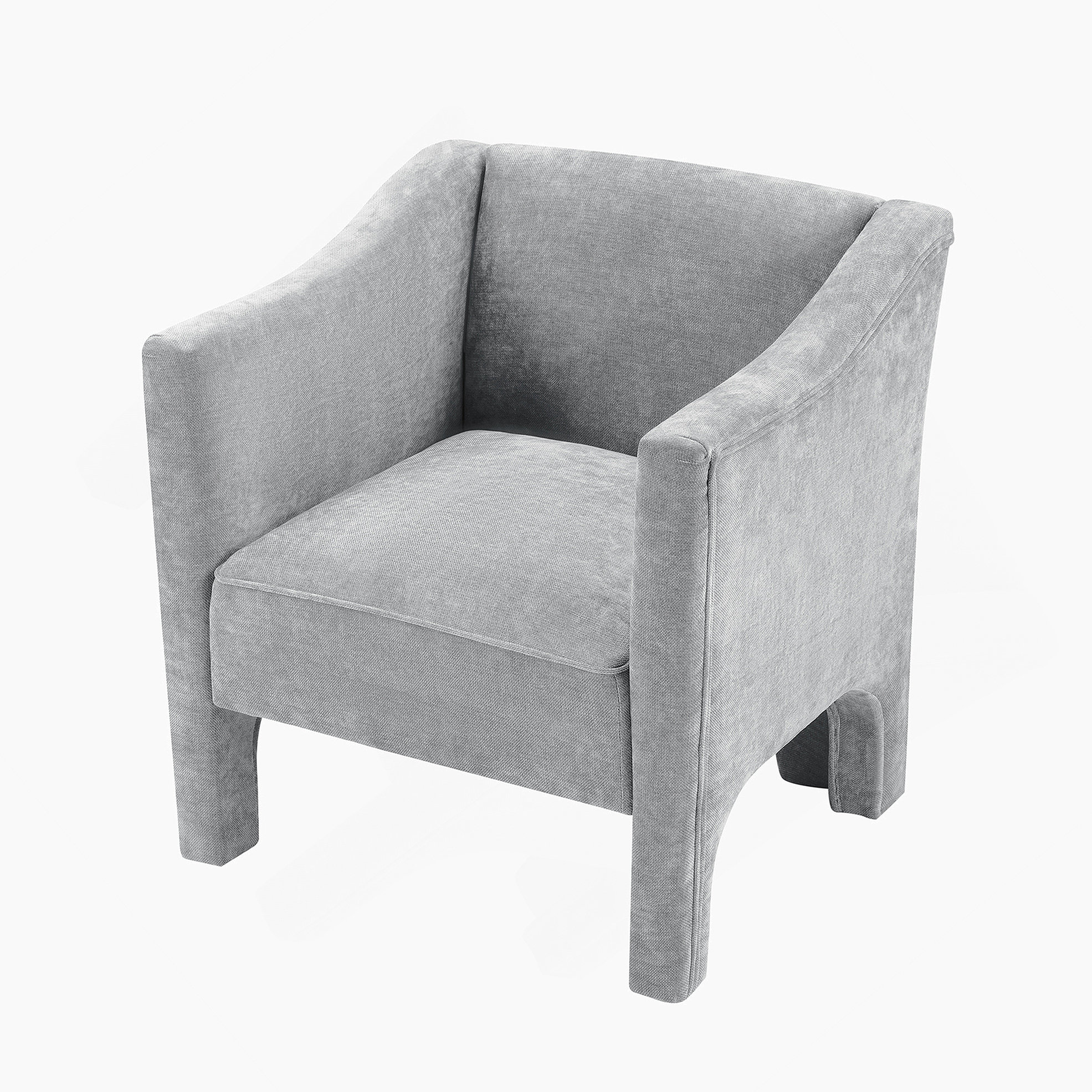 Latitude Run® Chaise d'appoint moderne en tonneau avec revêtement en ...