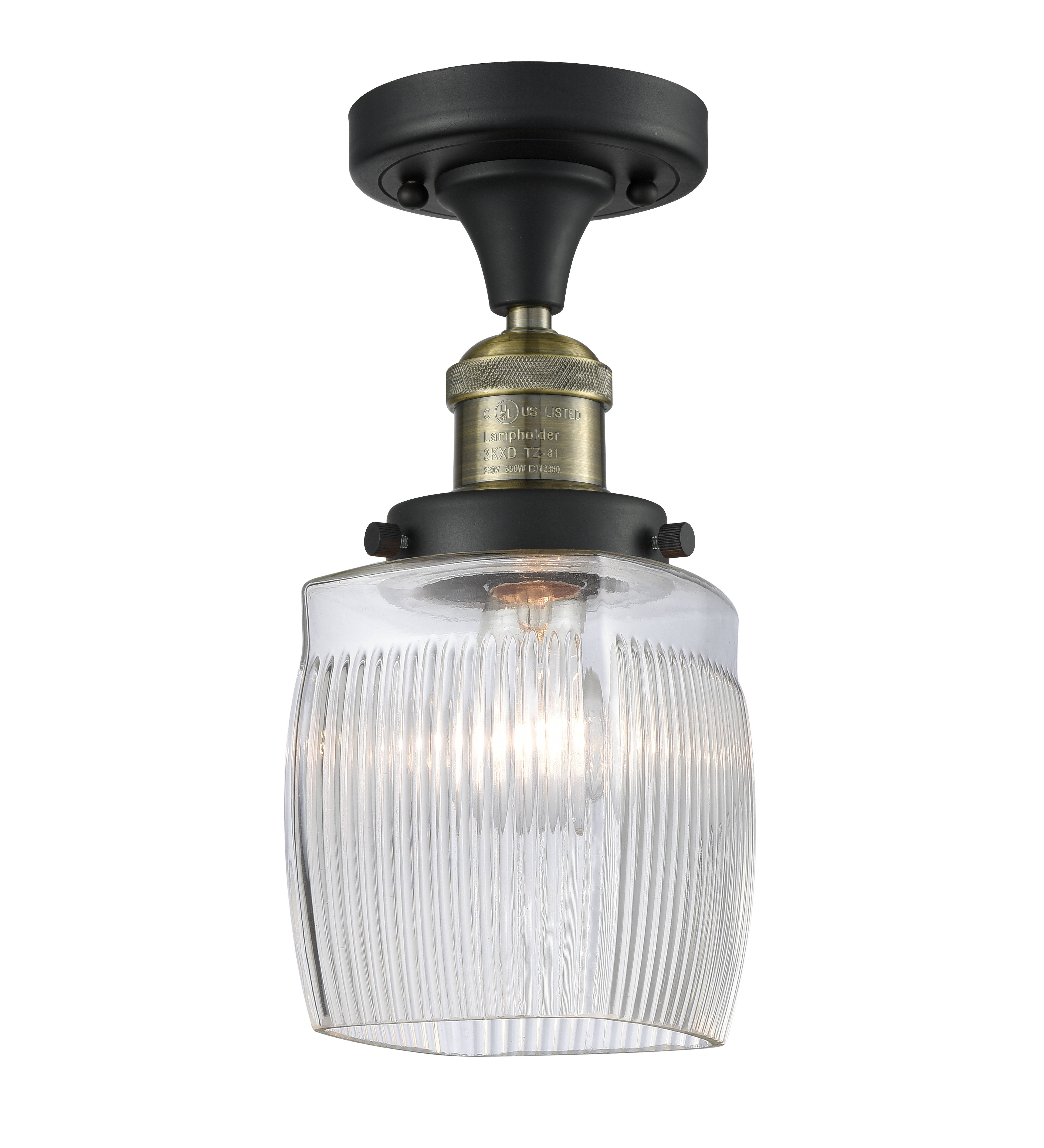 Breakwater Bay Manfredi 1 - Light 5.5" Simple Cylinder Semi Flush Mount ...