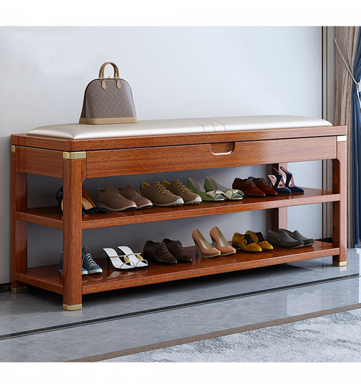 Hokku Designs The Stool At The Door Of The Home Is Integrated Into The ...