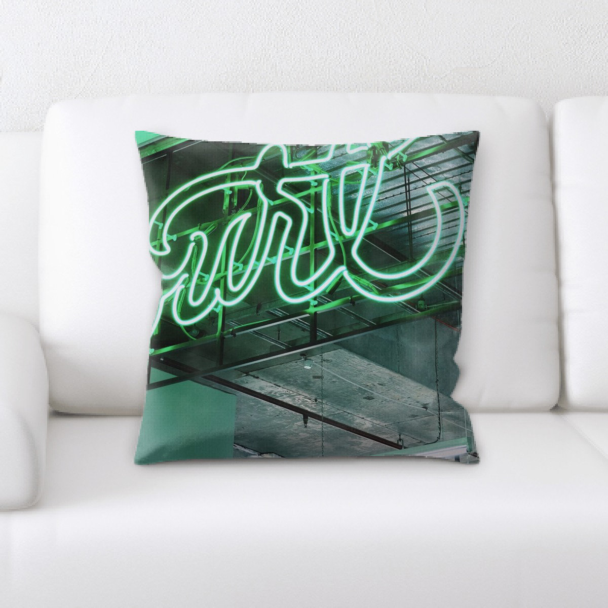 Rug Tycoon World of Neon Neon Throw Pillow | Wayfair